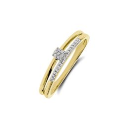 Lucardi Ring 'Set' Damen Gr&ouml;&szlig;e 60 silber