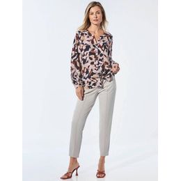 GOLDNER Bluse Damen Gr&ouml;&szlig;e M/L rosa / schwarz