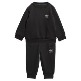 adidas originals Jogginganzug 'Crew Set' Jungen Gr&ouml;&szlig;e 98 schwarz / wei&szlig;