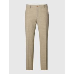 Selected Pleat-Front Pants 'SLHOasis' male size 54 Sand