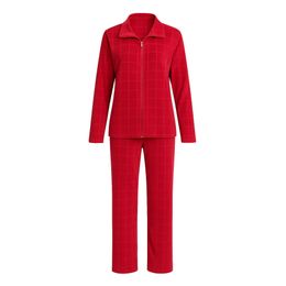 Goldenbay Pyjama 'Bellis' Damen Gr&ouml;&szlig;e L rot Winterkleid