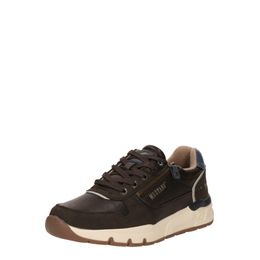 Mustang Athletic Lace-Up Shoes male size 44 Navy / Brown / White