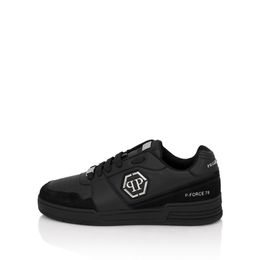 Philipp Plein Sneaker 'P-Force 78' Herren Gr&ouml;&szlig;e 41 schwarz / silber