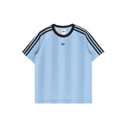 adidas originals T-Shirt Jungen Gr&ouml;&szlig;e 158 taubenblau / hellblau / schwarz