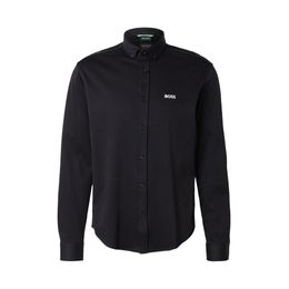 BOSS Button Up Shirt 'Motion' male size XXXL Black / White