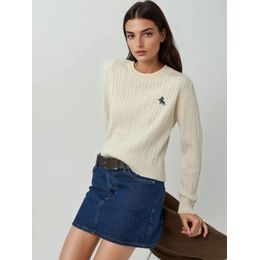 Hiccup Pullover Damen Gr&ouml;&szlig;e L navy / wei&szlig;