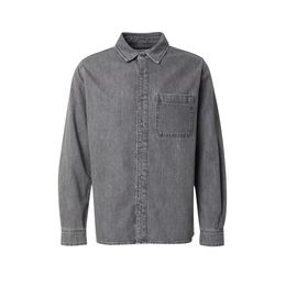 DAN FOX APPAREL Hemd 'Mika' Herren Gr&ouml;&szlig;e XXL grey denim