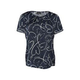 s.Oliver BLACK LABEL Bluse Damen Gr&ouml;&szlig;e M/L navy / wei&szlig;