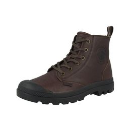 Palladium Lace-Up Boots 'PAMPA' male size 44.5 Dark brown