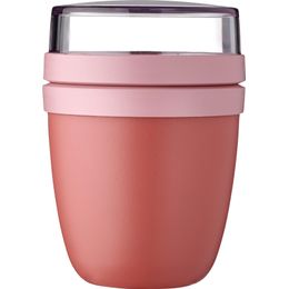 Mepal Lunchpot Ellipse mini Vorratsbecher Set / Auslaufsicherer Snack- und M&uuml;slibecher vivid mauve 420 ml - Lebensmittelbeh&auml;lter / Vorratsdosen