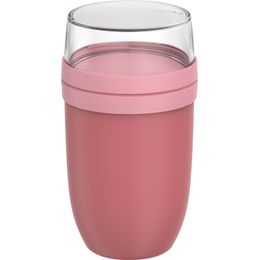 Mepal Lunchpot Ellipse XL Vorratsbecher Set / Auslaufsicherer Snack- und M&uuml;slibecher 750 ml vivid mauve - Lebensmittelbeh&auml;lter / Vorratsdosen