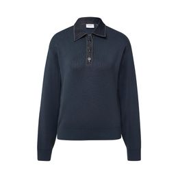 comma, COMMA Pullover Damen Gr&ouml;&szlig;e XXS dunkelblau
