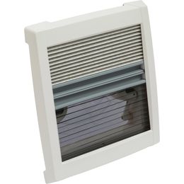 MPK Dachhaube VisionVent S Pro 28 x 28 cm mit Rollo wei&szlig; - Dachhauben