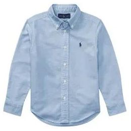Polo Ralph Lauren f&uuml;r Jungen. 322819238002 Blaues Oxford-Hemd (7a&ntilde;os=124/134cm), L&auml;ssig, Baumwolle, Klassisch, Langarm, Kinderbekleidung