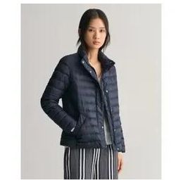 Gant f&uuml;r Damen. 4700281 Leichte Daunenjacke navy (S), L&auml;ssig, Langarm, Recyceltes Polyester, Nachhaltig, Marine