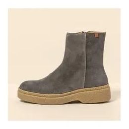 El Naturalista f&uuml;r Damen. 2590111R3005_039 Lederstiefelette N5901 Arpea grau -Absatzh&ouml;he 4,5cm (36), 3 bis 5 cm, Rei&szlig;verschluss, L&auml;ssig