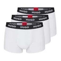 Hugo f&uuml;r Herren. 50469786 3er-Pack 3 wei&szlig;e Logo CIntura Elastic Trainingshosen (L), Heimtextilien, Baumwolle