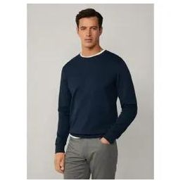 Hackett London f&uuml;r Herren. HM581165 Marineblaues Sweatshirt mit klassischer Passform (XXL), L&auml;ssig, Baumwolle, Langarm