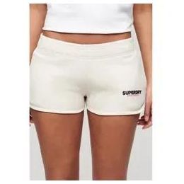 Superdry f&uuml;r Damen. W7110416A Sportswear Racer Shorts Off-White (M), Wei&szlig;, L&auml;ssig, Baumwolle