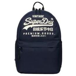 Superdry f&uuml;r Damen. Y9110262A Heritage Montana Navy Rucksack (OSFA), L&auml;ssig, Polyester, Marine