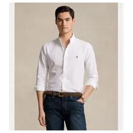 Polo Ralph Lauren f&uuml;r Herren. 710928255002 Custom Fit Hemd wei&szlig; (XL), L&auml;ssig, Party, Baumwolle, Klassisch, Langarm