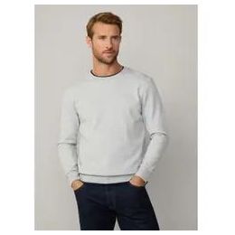 Hackett London f&uuml;r Herren. HM581165 Graues Sweatshirt mit klassischer Passform (XXL), L&auml;ssig, Baumwolle, Langarm