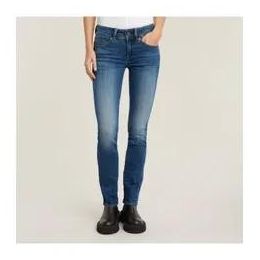 G-Star Raw G-Star f&uuml;r Damen. D07145-8968-6028 Jeans Midge Straight blau (33/32), L&auml;ssig, Baumwolle, Denim