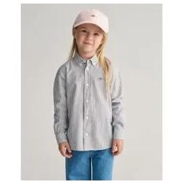 Gant Unisex f&uuml;r Kinder. 830428 Shield gestreiftes Oxford-Hemd blau (2a&ntilde;os= 92cm), L&auml;ssig, Baumwolle, Langarm, Nachhaltig, Kinderbekleidung