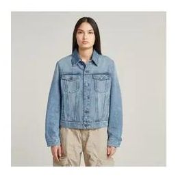 G-Star Raw G-Star f&uuml;r Damen. D24337-D932-H110 True Denim Jacke blau (XL), L&auml;ssig, Baumwolle
