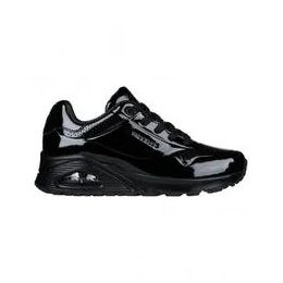 Skechers f&uuml;r Damen. 177142 UNO Street Sneakers schwarz (36), 1 bis 3 cm, Schn&uuml;rsenkel, L&auml;ssig