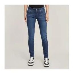 G-Star Raw G-Star f&uuml;r Damen. D25522-D829-89 Jeans Lynn Mid Skinny blau (31/30), L&auml;ssig, Baumwolle, Denim