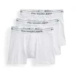 Polo Ralph Lauren f&uuml;r Herren. 714835887003 Set aus drei wei&szlig;en Boxershorts (S), Heimtextilien, Baumwolle