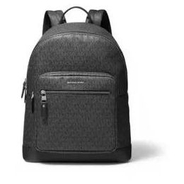 Michael Kors f&uuml;r Herren. 33F0LHDB2U Hudson Logo Rucksack schwarz (OSFA), L&auml;ssig, Segeltuch