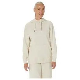 asics f&uuml;r Damen. 2032C845 Sweatshirt Logo Oth off-white (S), Wei&szlig;, L&auml;ssig, Sportlich, Baumwolle, Multisport, Langarm