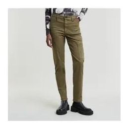 G-Star Raw G-Star f&uuml;r Damen. D25260-C105-735 Skinny Cargo-Hose 2.0 khaki (31/34), L&auml;ssig, Gr&uuml;n, Baumwolle