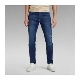 G-Star Raw G-Star f&uuml;r Herren. 51001-C296-B843 Jeans 3301 Slim blau (25/32), L&auml;ssig, Baumwolle, Denim