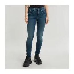 G-Star Raw G-Star f&uuml;r Damen. D05175-D763-G725 Jeans 3301 Skinny blau (28/32), L&auml;ssig, Baumwolle, Denim