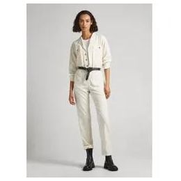 Pepe Jeans f&uuml;r Damen. PL230460 Wei&szlig;er Georgia-Overall (M), L&auml;ssig, Langarm, Lyocell