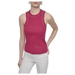 DKNY f&uuml;r Damen. DJ5T1380 Rosa Tanktop (M), L&auml;ssig, Baumwolle, &Auml;rmellos / Hosentr&auml;ger