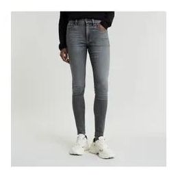 G-Star Raw G-Star f&uuml;r Damen. D05175-D535-G731 Jeans 3301 Skinny grau (23/30), L&auml;ssig, Baumwolle, Denim