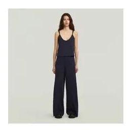G-Star Raw G-Star f&uuml;r Damen. D27874-D609-3873 Jumpsuit Spaghetti Strap Lose schwarz (XXL), L&auml;ssig, &Auml;rmellos / Hosentr&auml;ger, Bio-Baumwolle, Nachhaltig