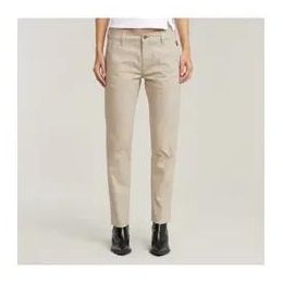 G-Star Raw G-Star f&uuml;r Damen. D25257-D715-1214 Kate Boyfriend Beige Chino-Hose (23/30), L&auml;ssig, Baumwolle