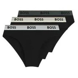 BOSS f&uuml;r Herren. 50531681 Set aus drei schwarzen Slips (XL), L&auml;ssig, Heimtextilien, Baumwolle