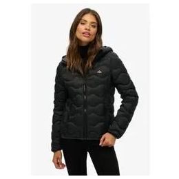 Superdry f&uuml;r Damen. W5011971A Fuji Lite Jacke schwarz (XS), L&auml;ssig, Nachhaltig, Recyceltes Nylon