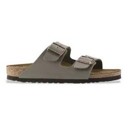 Birkenstock Unisex. 151213 Arizona Stone Graue Ledersandalen (36), Wohnung, Keine, L&auml;ssig