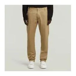 G-Star Raw G-Star f&uuml;r Herren. D26400-C105-B444 Morry Konisch zulaufende Chino-Hose braun (27/30), L&auml;ssig, Bio-Baumwolle, Nachhaltig