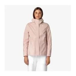 K-way f&uuml;r Damen. K21488W Madalina Bonded Jacke rosa (XS), L&auml;ssig, Nylon
