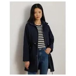 Lauren Ralph Lauren f&uuml;r Damen. 297979516001 Steppjacke mit marineblauer Kapuze (S), L&auml;ssig, Polyester