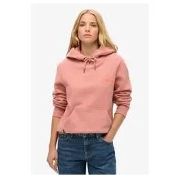 Superdry f&uuml;r Damen. W2012180A Essential Logo Sweatshirt rosa (XS), L&auml;ssig, Baumwolle
