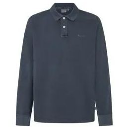 Pepe Jeans f&uuml;r Herren. PM542213 Neu Oliver Gd Ls navy Polohemd (M), L&auml;ssig, Langarm, Nachhaltig, Marine